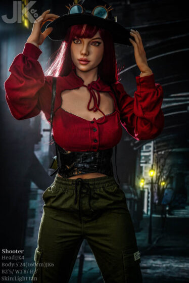 160cm TPE Sex Doll (Medium) - JK Doll - Body 6 - Head 4 - Light Tan body - Realistic Love Doll